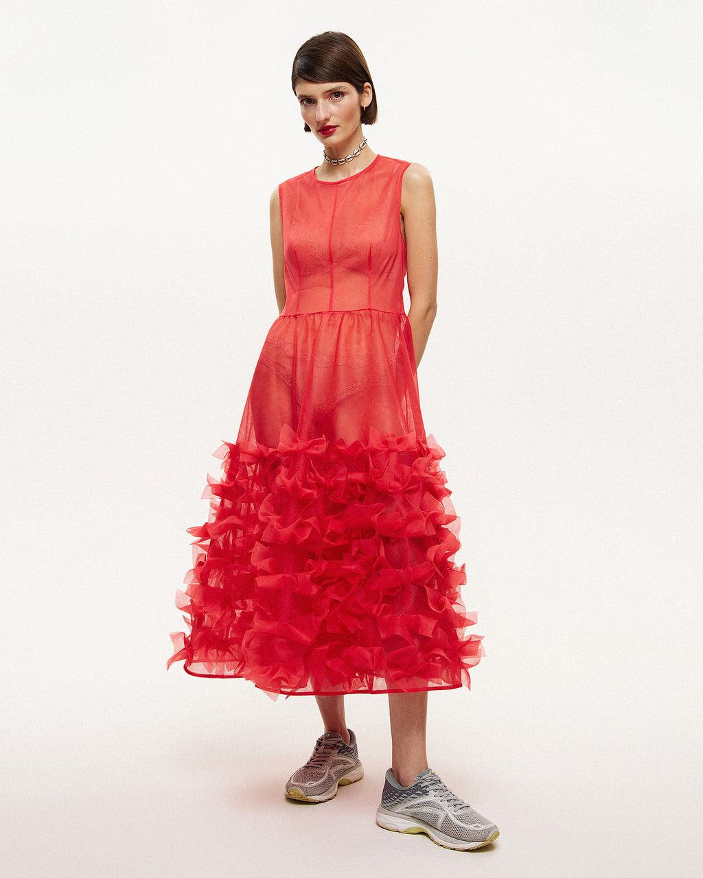 Міді-сукня Punkrose червона – Paskal